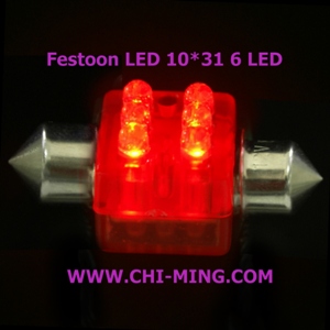 Festoon LED 10x31 LED 6